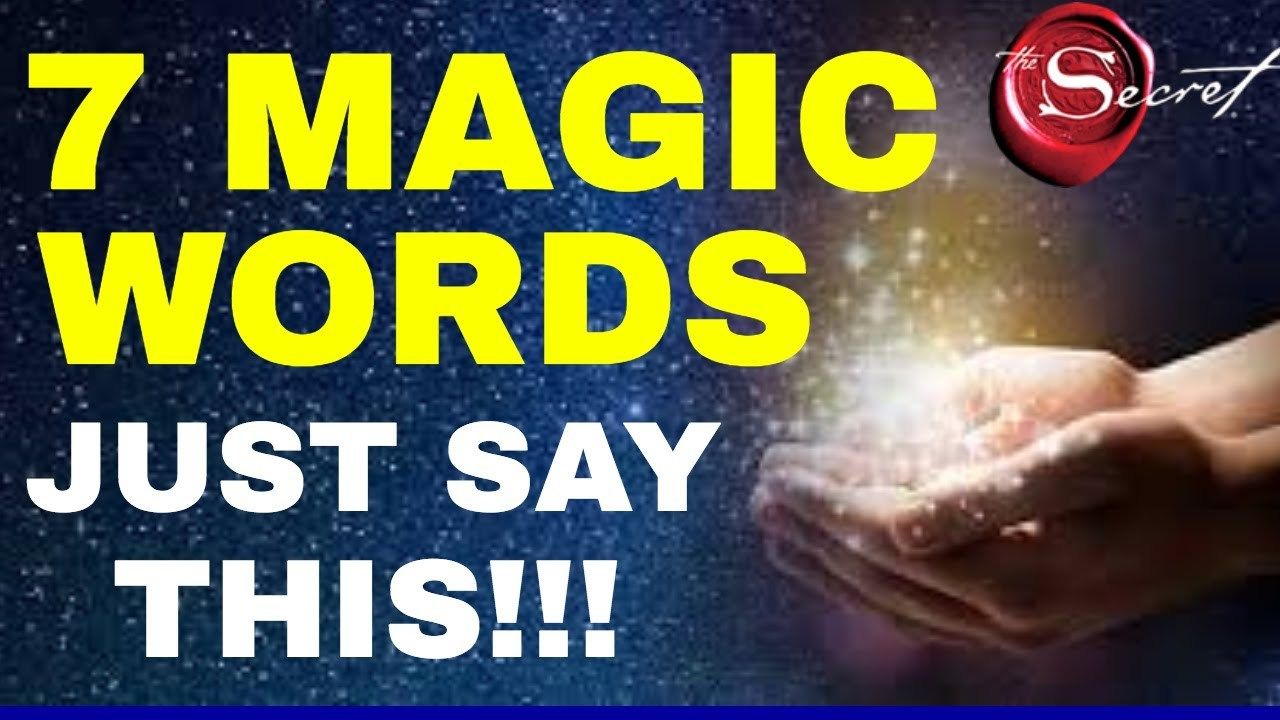 7 Magical Words To Attract What You Want Fast - Jake Ducey
