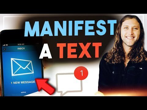 How To Manifest A Text Message From A Specific Person! - Jake Ducey